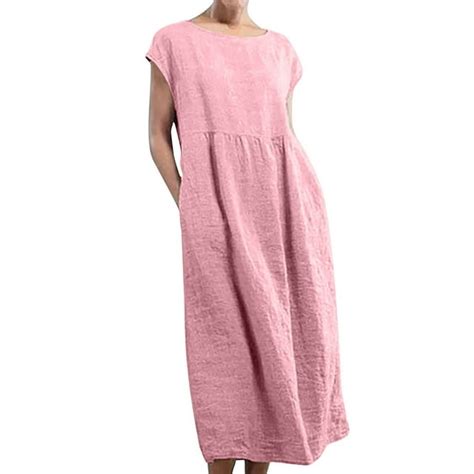 Peaskjp Womens Dresses For Work Womens Summer Casual Flutter Short