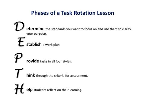 Ppt Task Rotations Powerpoint Presentation Free Download Id 752182