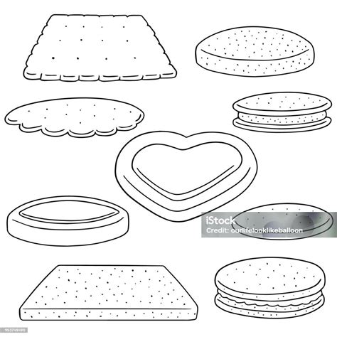 餅乾和餅乾向量圖形及更多克力架圖片 克力架 下午茶 卡通 Istock