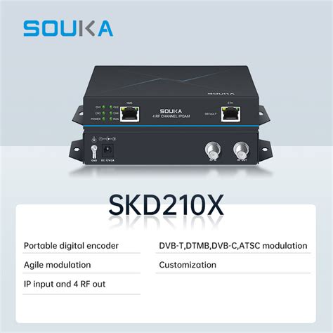 Digital Ipqam Modulator IP Input RF Out With 4 Carries Encoder China