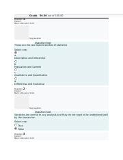 Question Correct Mark Out Of Flag Question Question Text Examples Of Course Hero