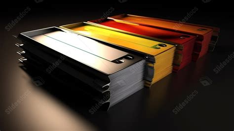 dynamic folder design an animated 3d illustration of a spinning