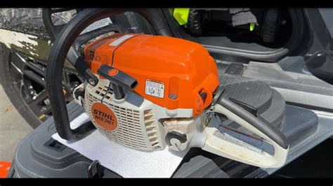 Trouble starting Stihl chainsaw? How to not flood the engine but start it with ease! - YouTube