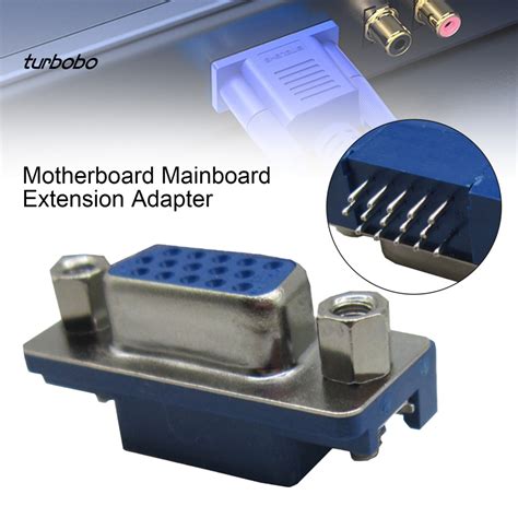 Turbobo Female Solder Type Connector Vga Interface Data Transmission 90