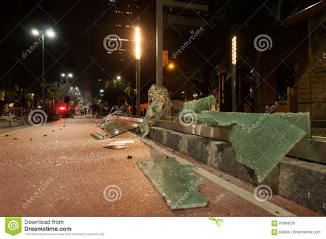Chaos In The Streets Of Rio De Janeiro Editorial Image Image Of Chaos