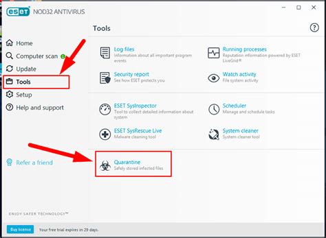 Recover Your Data How To Restore Files ESET NOD32 Placed In Quarantine