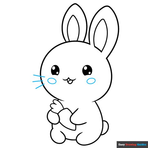 How To Draw A Cute Kawaii Bunny Really Easy Drawing Tutorial