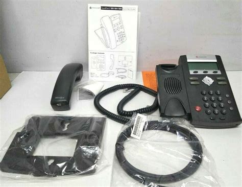 Polycom Soundpoint Ip Line Sip Desktop Phone Poe