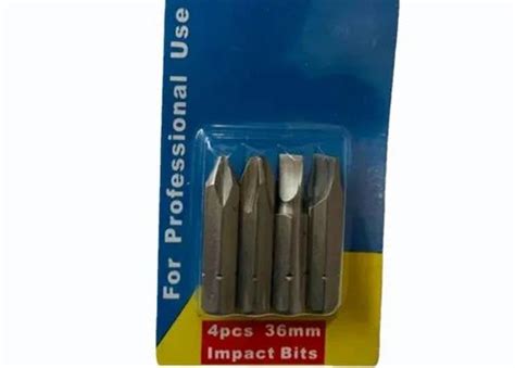 36mm Impact Bits Set Carbon Steel At ₹ 69 Piece In New Delhi Id