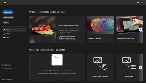 Quick Actions Substance 3d Sampler