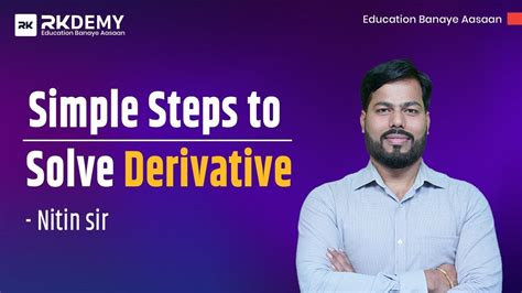 Derivatives Example Applied Mathematics Diploma Sem Ii I Nitin Sir Rkdemy Youtube