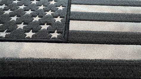American Flag Patch Large Reflective Back Patch For Jackets By Ivamis Patches