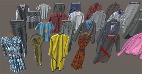 Mens And Womens Clothing 3d Clothing Unity Asset Store
