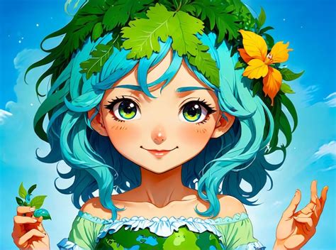 Premium Photo Mother Earth Day Concept Artistic Image Of Mother Earth