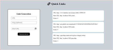 Mansi Dethe On Linkedin Hello Friends👋🏻 I Finished The Quicklinks App