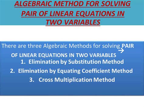 Project Ppt On Pair Of Linear Equations In Two Variables Class 10 Docx