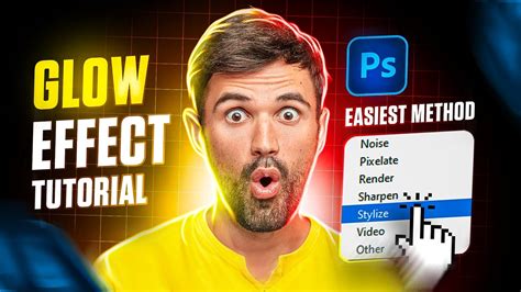 How To Create Glow Effect For Thumbnails Easiest Way In Photoshop