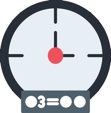 Alarm Clock Flat Icon 19646442 Vector Art At Vecteezy