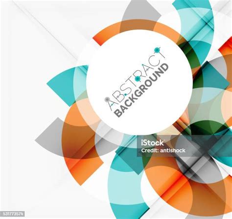 Geometrical Vector Background Circle Shapes向量圖形及更多光圖片 光 圓形 幾何圖形