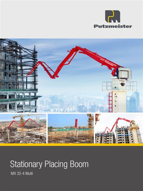 Mx32 4 Brochure In Pdf Crane Machine Concrete