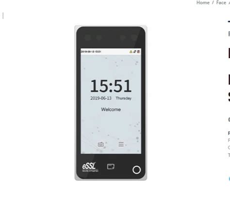 ESSL MU AI 5 Face Recognition Access Control System At Best Price In Nagpur