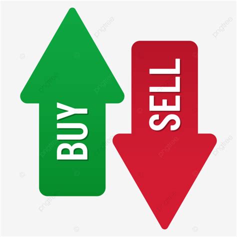 녹색 빨간색 색상으로 거래 구매 및 판매 화살표 기호 벡터 구매 판매 버튼 매수 매도 사인 사다 팔다 Png 일러스트 및 벡터 에 대한 무료 다운로드 Pngtree