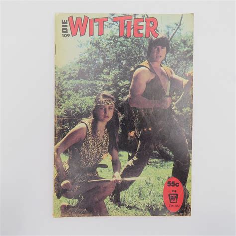 Die Wit Tier No 109 Afrikaans Photo Comic Book