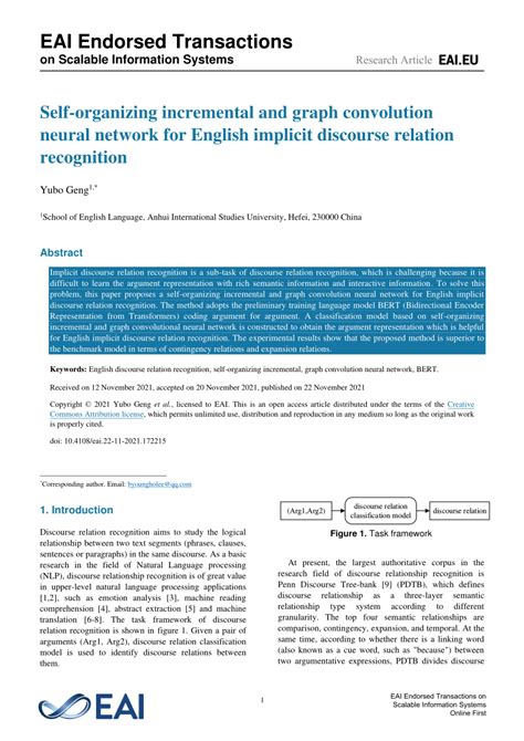 Pdf Self Organizing Incremental And Graph Convolution Neural Network