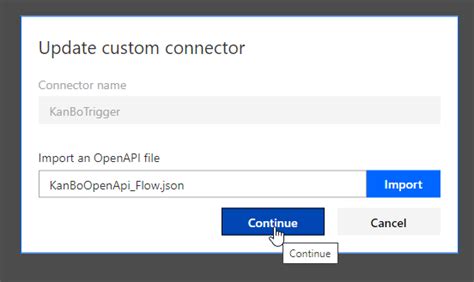 Kanbo And Microsoft Power Automate Integration Updating The Component Kanbo Help Portal