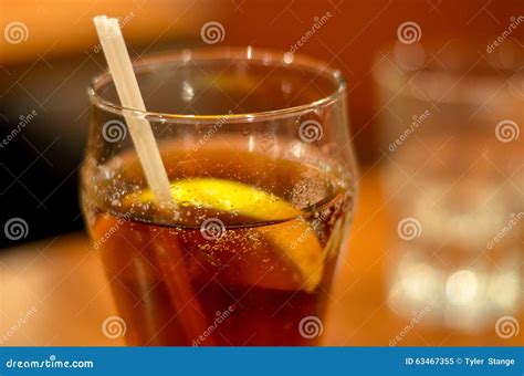 A Glass Of Iced Tea Stock Image Image Of Warm Refreshment 63467355
