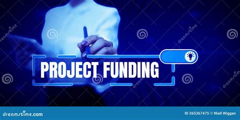 Conceptual Caption Project Funding Internet Concept Paying For Start Up In Order Make It Bigger