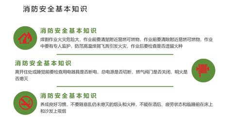 卡通关注消防安全知识宣传ppt模板下载 Ppt家园