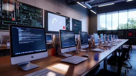 Quotvirtual Coding Lab Setup For Studentsquot Premium Ai Generated Image