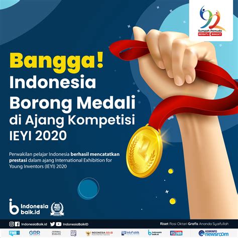 Indonesia Borong Medali Di Ajang Kompetisi Ieyi 2020 Indonesia Baik