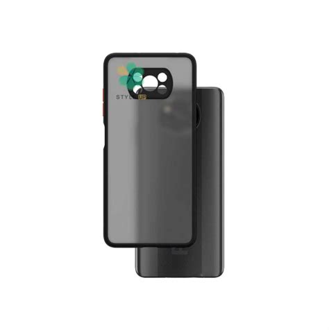 قاب گوشی شیائومی Poco X3 Pro پشت مات محافظ لنزدار استایل آپ