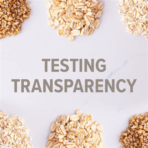Transparency How We Ensure Quality And Safety Of Our Oats