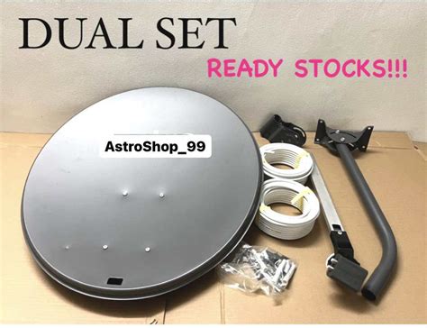100 Original Satellite Astro Dish Odu Outdoor Unit Piring Set Lazada Malaysia