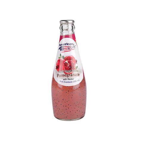 American Style Basil Seed With Pomegranate Fruit Drink Price Buy
