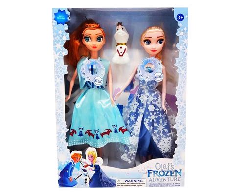 KRAINA LODU FROZEN LALKA ELZA ANNA OLAF ŚPIEWAJĄ 7661308439