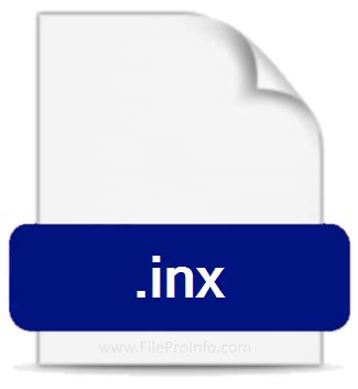INX File Extension Adobe InDesign Interchange File Associated
