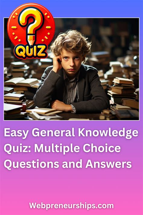 Easy General Knowledge Multiple Choice Questions And Answers Artofit