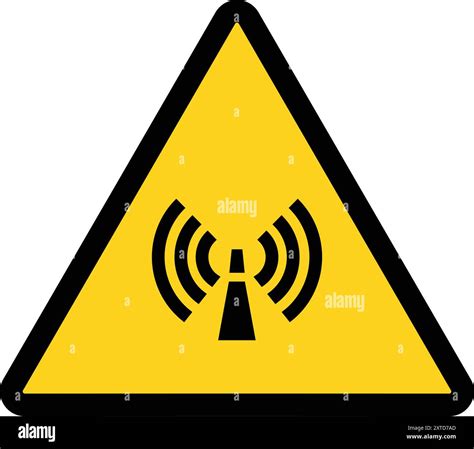 Non Ionizing Radiation Symbol Radiation Hazard Indicating Non