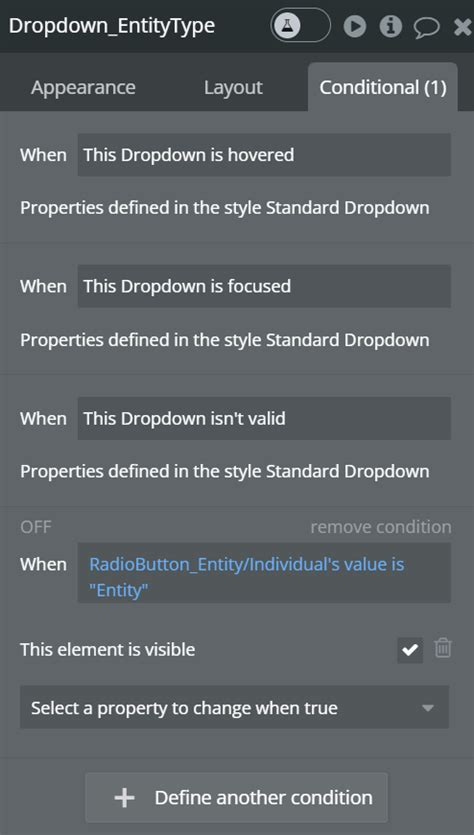 Input Fields Visibility Based On Dropdown Selection Questions Bubble Forum