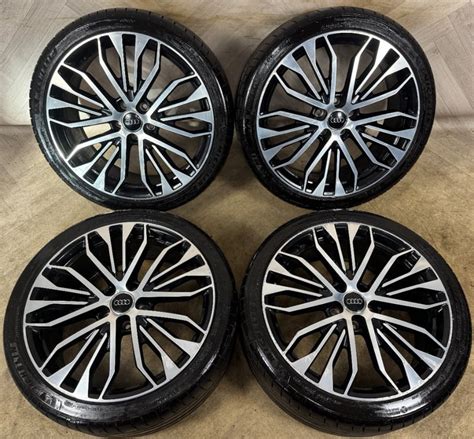20 Genuine Audi A6 S Line Black Edition C7 Alloys Wheels Tyres