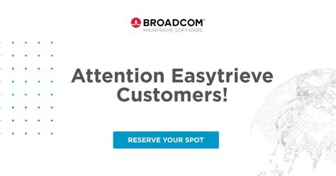 Broadcom Mainframe Software On Linkedin As An Easytrieve Customer You
