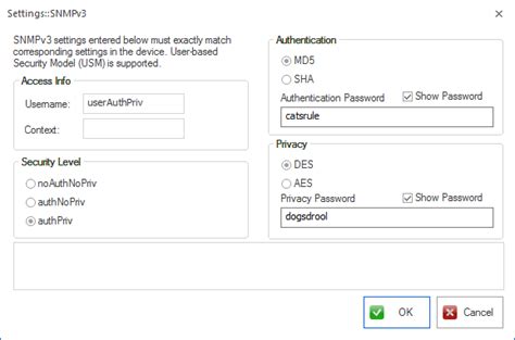 Snmpv3 Configuration