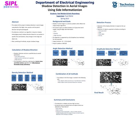 shadow detection in aerial images using side information signal and
