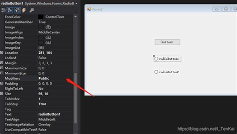 c radiobutton 跨窗体传递值简单的方法 长风~ 博客园