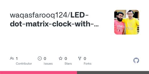 Github Waqasfarooq124 Led Dot Matrix Clock With Temp Dht22
