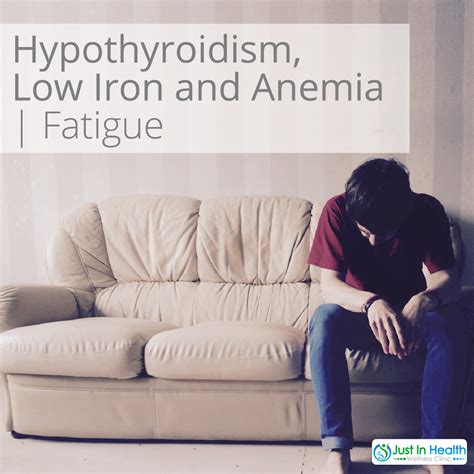 Hypothyroidism Low Iron And Anemia Fatigue Justinhealth
